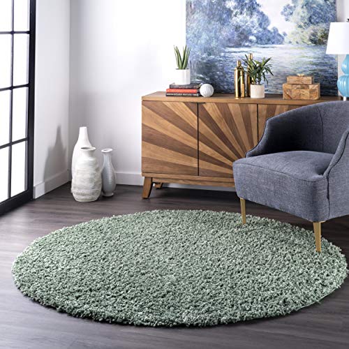 nuLOOM Belleza Shag Area Rug, 4' x 6', Green