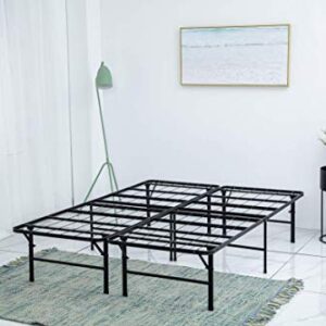 V&LX 14 Inch Tall High Easy-Assembly / No Tool Needed to Assemble / Bed Frame/ No Box Spring Needed (Modern,Cal King)