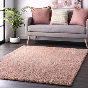 nuloom belleza shag accent rug, 2' x 3', pink