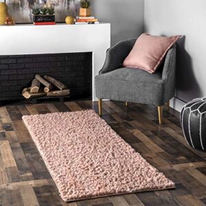 nuLOOM Belleza Shag Accent Rug, 2' x 3', Pink