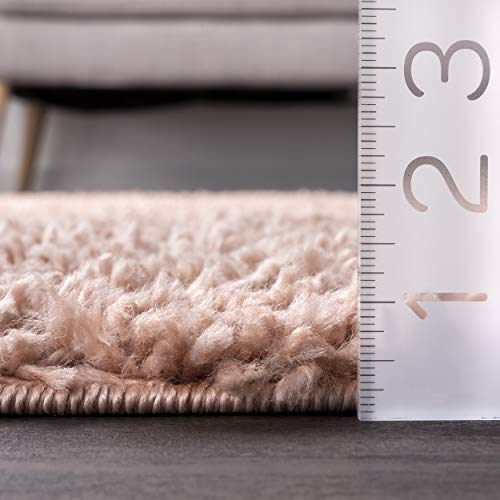 nuLOOM Belleza Shag Accent Rug, 2' x 3', Pink