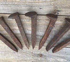 Steel Railroad Spikes. Set of 7