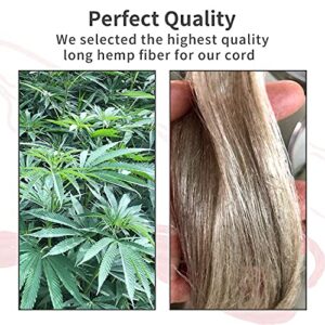 【 NS HEMP 】 Sustainable Hemp Twine Spool for Jewelry Making Bracelets Necklaces Arts Crafts Gift Decoration and More - 1mm 130m (026 RAW)