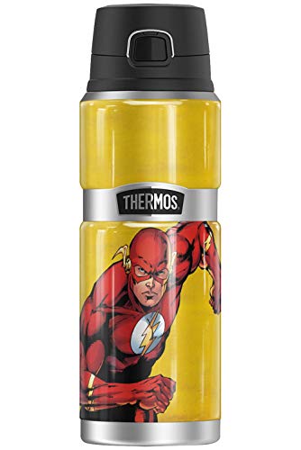 Flash Character, THERMOS STAINLESS KING Stainless Steel Drink Bottle, Vacuum insulated & Double Wall, 24oz