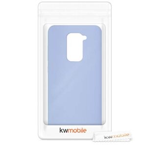 kwmobile Case Compatible with Xiaomi Redmi Note 9 Case - TPU Silicone Phone Cover with Soft Finish - Light Blue Matte