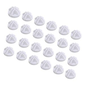 c&ahome 24pcs wire cube plastic connectors for cube storage modular closet organizer and metal grid shelving unit white