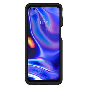 OtterBox motorola one 5G Commuter Series Case - BLACK, slim & tough, pocket-friendly, with port protection