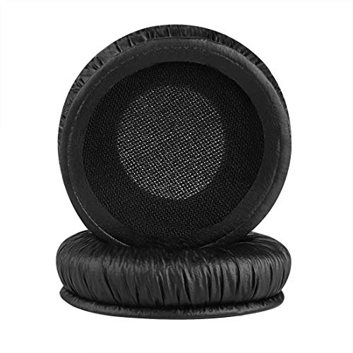 Ear Pads for Plantronics SAVI 710, HW261, Plantronics SupraPlus HW251 Headphones Replacement Ear Cushions, Ear Covers, Headset Earpads (Leatherette/Black)