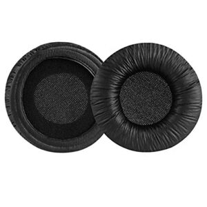 Ear Pads for Plantronics SAVI 710, HW261, Plantronics SupraPlus HW251 Headphones Replacement Ear Cushions, Ear Covers, Headset Earpads (Leatherette/Black)