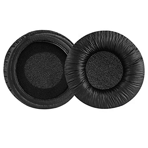 Ear Pads for Plantronics SAVI 710, HW261, Plantronics SupraPlus HW251 Headphones Replacement Ear Cushions, Ear Covers, Headset Earpads (Leatherette/Black)