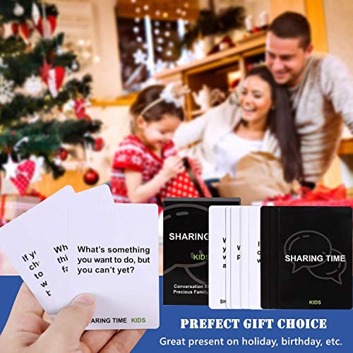 Family Games for Kids and Parents - 120 Thought-Provoking Kids Conversation Starters, Fun Family Activities Question Card Games for Raod Trip Car Travel, Great Parent-Child Relationship Building