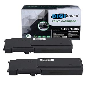 tonerplususa remanufactured c400 c405 toner cartridge replacement for xerox 106r03524 106r03513 106r03514 106r03515 toner for xerox versalink c400 c405 c400dn mfp c405dn (black, 2-pack)