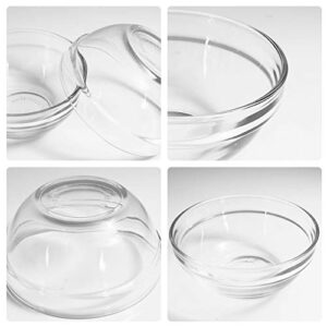 SZUAH 16 Pack Small Glass Bowls 4 Inch Prep Bowls 6.5 OZ Serving Bowls Microwaveable Stackable Clear Glass Bowls for Kitchen, Dessert, Dips, Nut and Candy Dishes, Dishwasher Safe