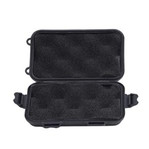 Flybloom Portable Storage Case Anti-Pressure Shockproof Waterproof Storage Box Outdoor Camping(Black)