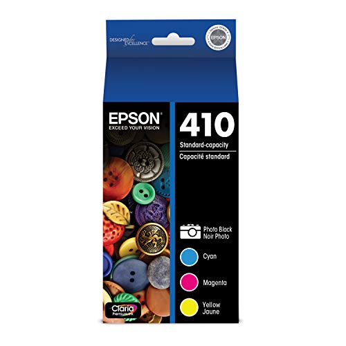 Epson T410520-S Claria Premium Multipack Ink,Photo Black and Color Combo Pack & 410 Ink Cartridge, Black