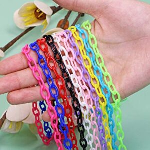 ONLYKXY Plastic Chain, Bird Chain, Birds Toys for Cage