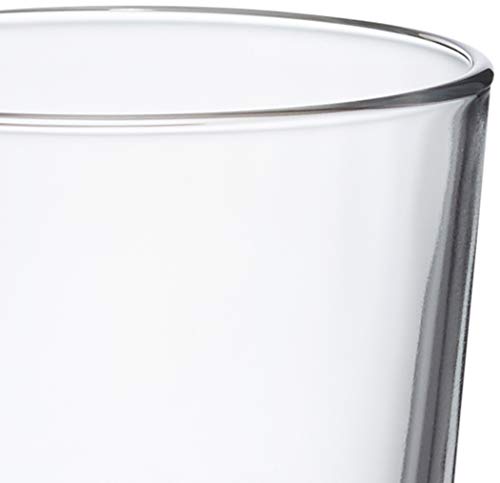 Amazon Basics Pint Pub Beer Glasses, 16-Ounce, Set of 6, Clear