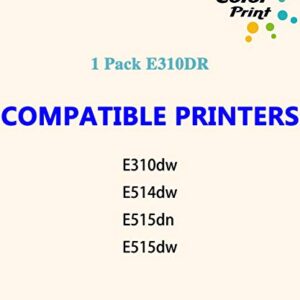 CP 1-Pack ColorPrint Compatible Drum Unit Replacement for Dell E310DW E310 Imaging E514 E515 E515dw Work with E515d E515DN E514DW C2KTH PVTHG 593-BBKD P7RMX Printer (12,000 Pages, Black)