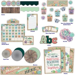 teacher created resources rustic bloom classroom kit (32404)