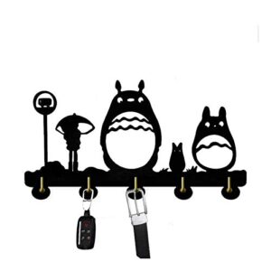 sqinaa wall decor hooks,cartoon anime household door decor hooks, multi-function wall hook keys holder for coat bags clothes