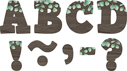 Teacher Created Resources Eucalyptus Bold Block 3" Magnetic Letters