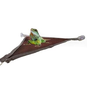 balacoo Bearded Dragon Bed Bearded Dragon Hammock Breathable Mesh Lizard Lounger with Tiny Suction Cups for Geckos, Iguanas,Anoles and Hermit Crabs (2pcs) Bearded Dragon Hammock