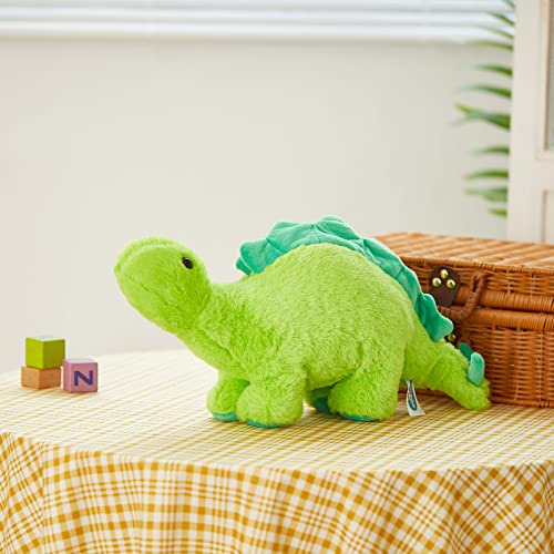 Glow Guards Light up Musical Dinosaur Stuffed Animal LED Singing Soft Stegosaurus Plush Toy with Night Lights Lullabies Ideal Birthday Children's Day for Toddler Kids, 16''