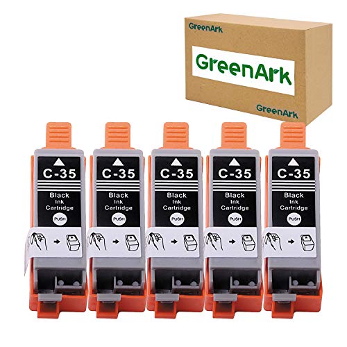 GREENARK Compatible Ink Cartridge Replacement for Canon PGI-35 Black Ink Tank Use for Canon Pixma iP100 Pixma iP110 mini260 mini320 Printers