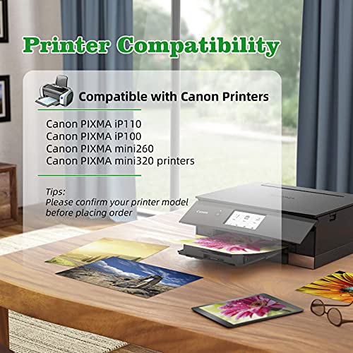 GREENARK Compatible Ink Cartridge Replacement for Canon PGI-35 Black Ink Tank Use for Canon Pixma iP100 Pixma iP110 mini260 mini320 Printers