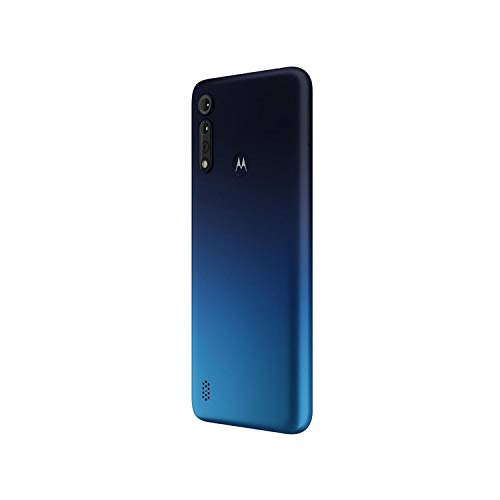 Moto G8 Power Lite (64GB,4GB) 6.5", 5000 mAh Battery, Dual SIM GSM Unlocked, Global 4G LTE International Model (T-Mobile, AT&T, Metro, Cricket) XT2055-2 (64GB SD + Case Bundle, Navy Blue)