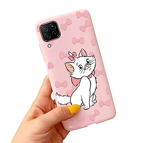 Eouine for Huawei P40 Lite 4G Case, Phone Case Silicone Pink with Pattern Ultra Slim Shockproof Soft Rubber Girl Women Cover Bumper Skin for Huawei P40 Lite 4G / Nova 6 SE Smartphone, Cat 3