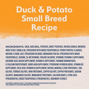 Natural Balance Limited Ingredient Small-Breed Adult Grain-Free Dry Dog Food, Duck & Potato Recipe, 4 Pound (Pack of 1)