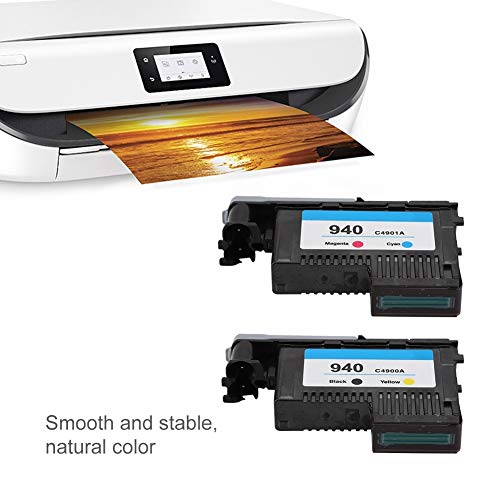 Maxmartt 2 Pieces Printhead for HP 940 C4900A C4901A for 8000 8500 Series (CMYK)