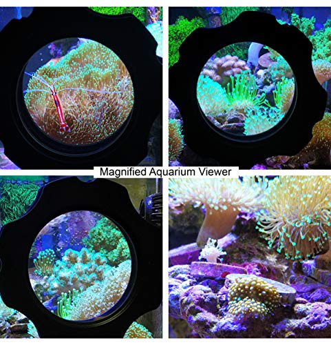 Aquarium Choice Aquarium Magnifier Magnetic Viewer with Special Auxiliary Cleaning Fish Tank Function