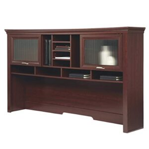 realspace magellan performance 71"w hutch for l-desk, cherry