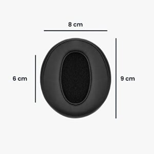 kwmobile Replacement Ear Pads Compatible with Sennheiser HD450BT / HD350BT - Earpads Set for Headphones - Black