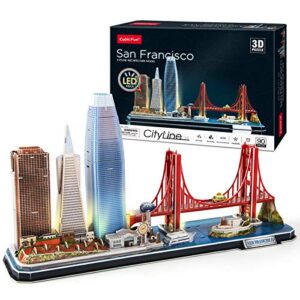 cubicfun 3d puzzles for kids ages 8-10 led san francisco cityline, arts and crafts for kids ages 8-12 stem projects for kids ages 8-12 gifts for 8 year old toys for 8 year old girls architecture