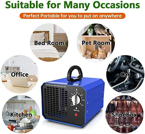 Ozone Generator 10,000 mg/h High Capacity Ozone Machine Suitable for Home, Pet and Car