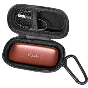 FitSand Hard Case Compatible for iLuv TB100 Rose Gold True Earbuds