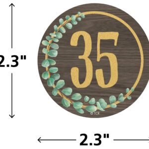 Eucalyptus Numbers Magnetic Accents