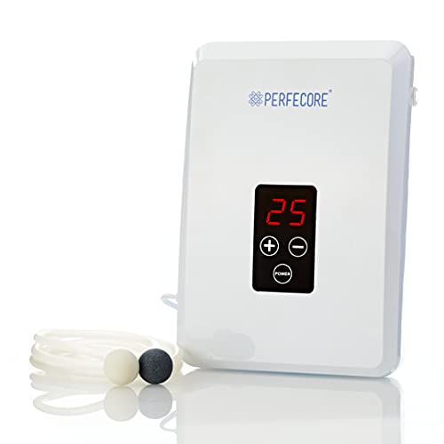 Perfecore Water Ozonator - Odor Eliminator and Fresh Water Machine w/Diffuser Stones and Timer - For Home, Kitchen, Fruits & Vegetables - 600 mg/Hour﻿