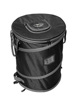 trailersphere collapsible bin trash & recycle / utility, gone camping collection, perfect for camping, laundry, storage and garden, waterproof and tear resistance, trash and/or recycle