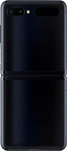 Samsung Galaxy Z FLIP SM-F700U1 Factory Unlocked (ATT, TMOBILE, VERIZON, Sprint) - (Mirror Black) (Renewed)