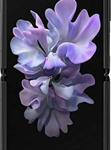 Samsung Galaxy Z FLIP SM-F700U1 Factory Unlocked (ATT, TMOBILE, VERIZON, Sprint) - (Mirror Black) (Renewed)