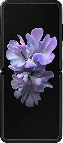 Samsung Galaxy Z FLIP SM-F700U1 Factory Unlocked (ATT, TMOBILE, VERIZON, Sprint) - (Mirror Black) (Renewed)