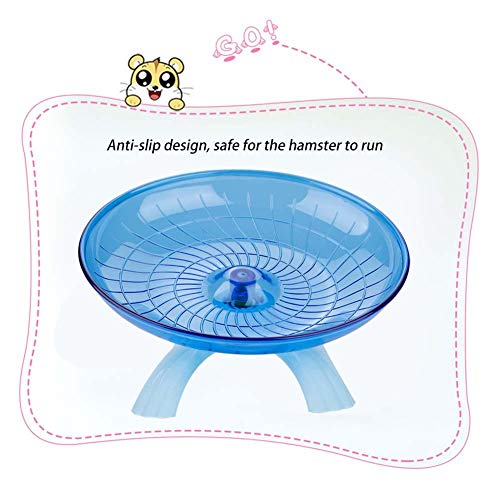 Hamster Flying Saucer, Hamster Wheel Hamster Exercise Wheels Hamster Running Wheels Rat Flying Saucer Exercise Wheel for Hamsters Gerbil Mice Guinea Pig Small Animal