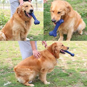 Dog Toys for Aggressive Chewers Tough Dog Chew Toys for Large Medium Dogs Breed Natural Rubber Spring Texture Pattern