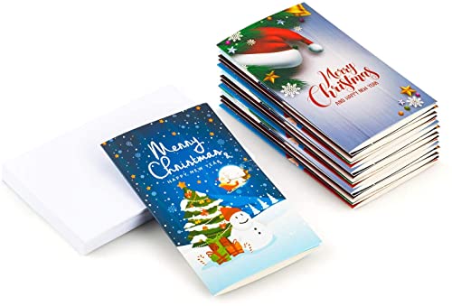 Christmas Gifts Card Money Holder in 5 Holiday Cute Festive Designs 30 Christmas Greeting Cards & 30 Envelopes,Christmas money holder with envelopes