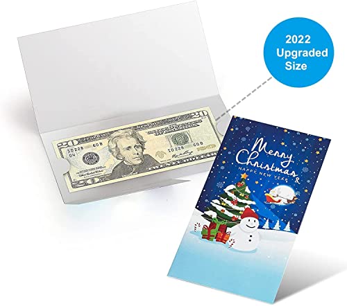 Christmas Gifts Card Money Holder in 5 Holiday Cute Festive Designs 30 Christmas Greeting Cards & 30 Envelopes,Christmas money holder with envelopes