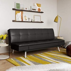 Serta Nelson Convertible Sofa Bed, Black